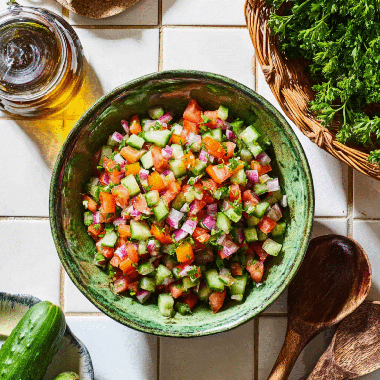 Arabic Salad Recipe – Easy, Authentic & Tangy | Top 5 Pick